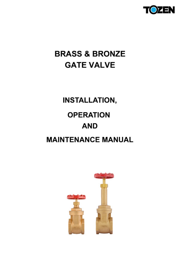 Manual - Tozen Industrial Co.,Ltd.