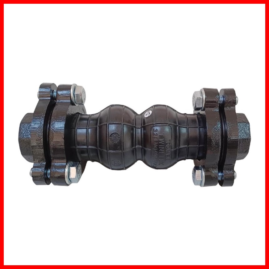 ข้อต่ออ่อนยางลอนคู่แบบเกลียว Twinflex-S20 - Tozen Industrial Co.,Ltd.