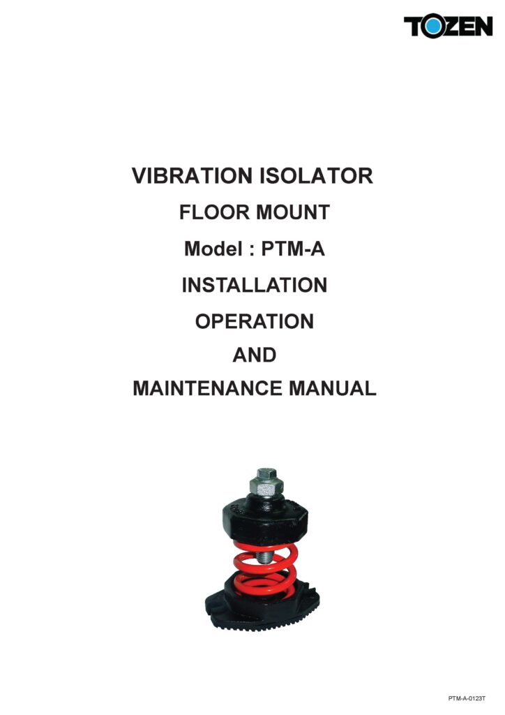 Manual - Tozen Industrial Co.,Ltd.