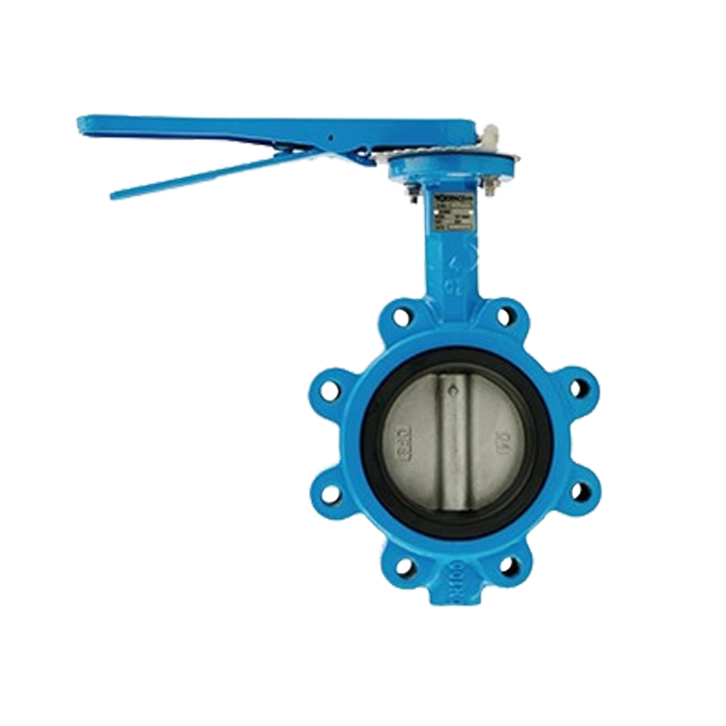 บัตเตอร์ฟลายวาล์ว Butterfly Lugged type SUS304 c/w Lever Operator ...